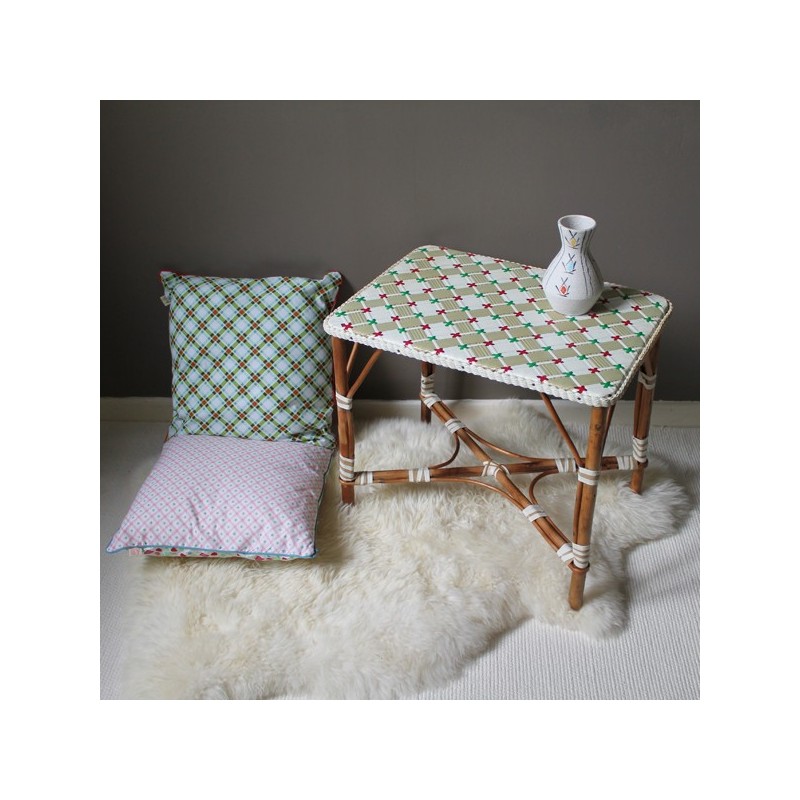 table basse vintage scoubidou design